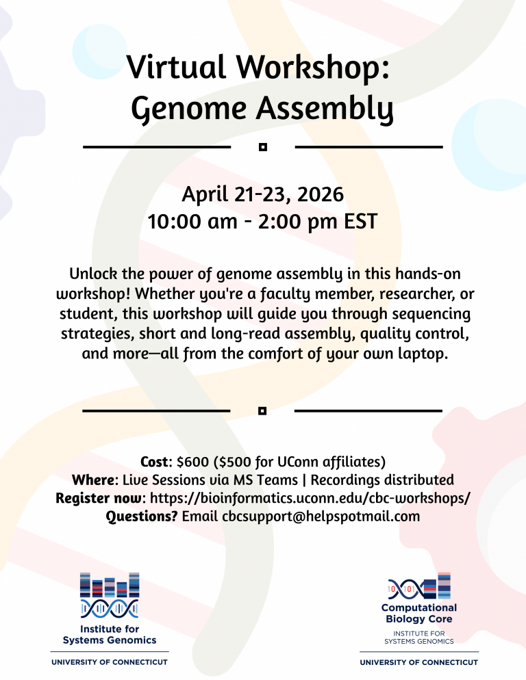 Register Now: Virtual Genome Assembly Workshop | Computational Biology ...